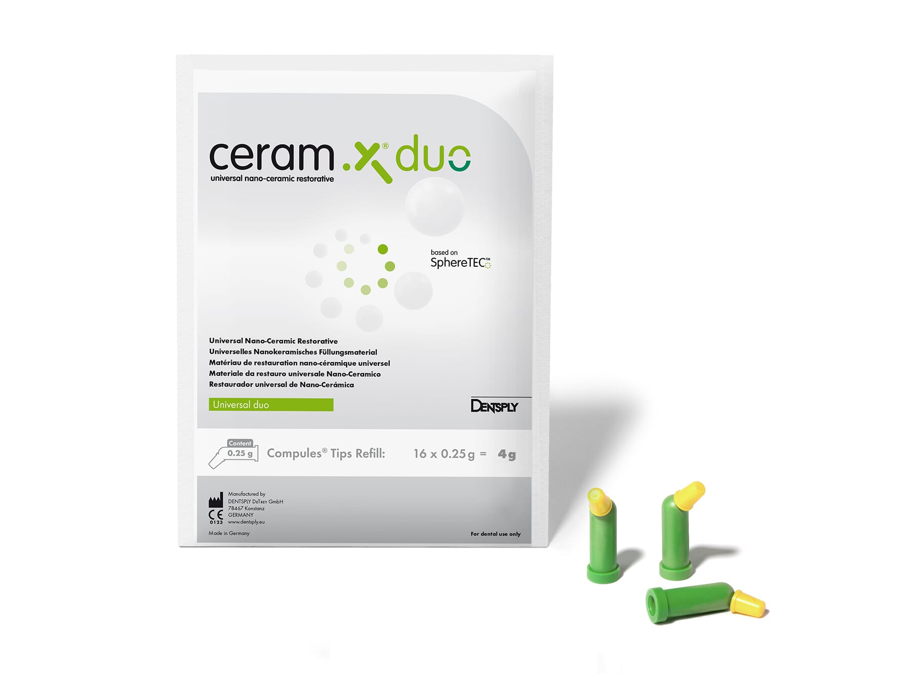Ceram.X Duo kapsler D2 16 x 0,25 g - DENTALSPAR AS