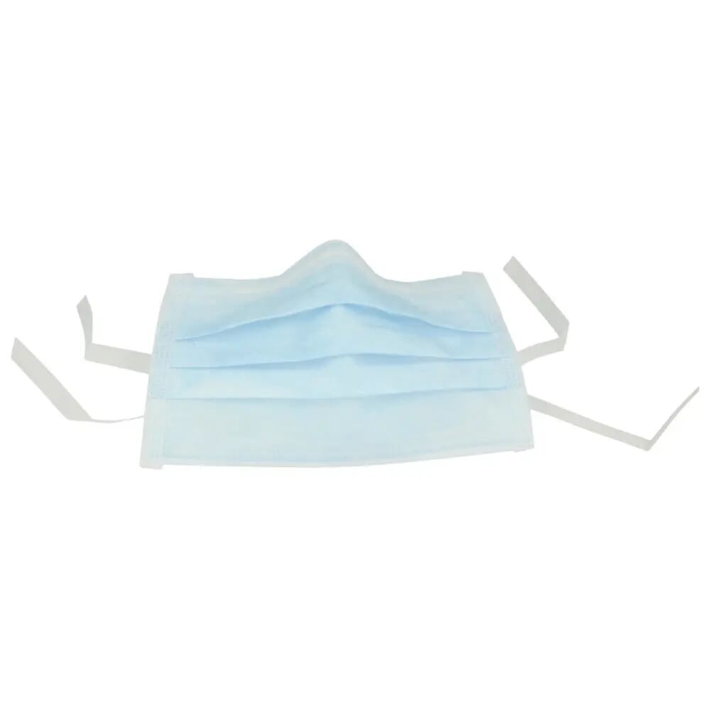 Munnbind knyting 3-lags 50 stk Blå Monoart - DENTALSPAR AS