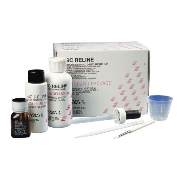 GC Reline standard package 80 g/50 ml - DENTALSPAR AS