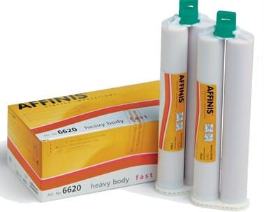Affinis heavy body fast 2x75 ml + 8 bl. spisser - DENTALSPAR AS