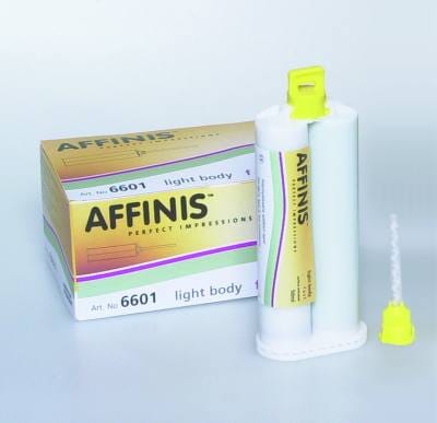 Affinis light body fast 2x50 ml + 12 bl.spisser - DENTALSPAR AS