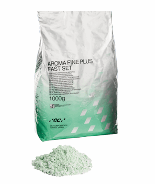 Aroma Fine Plus alginat fast grønn 1 kg - DENTALSPAR AS