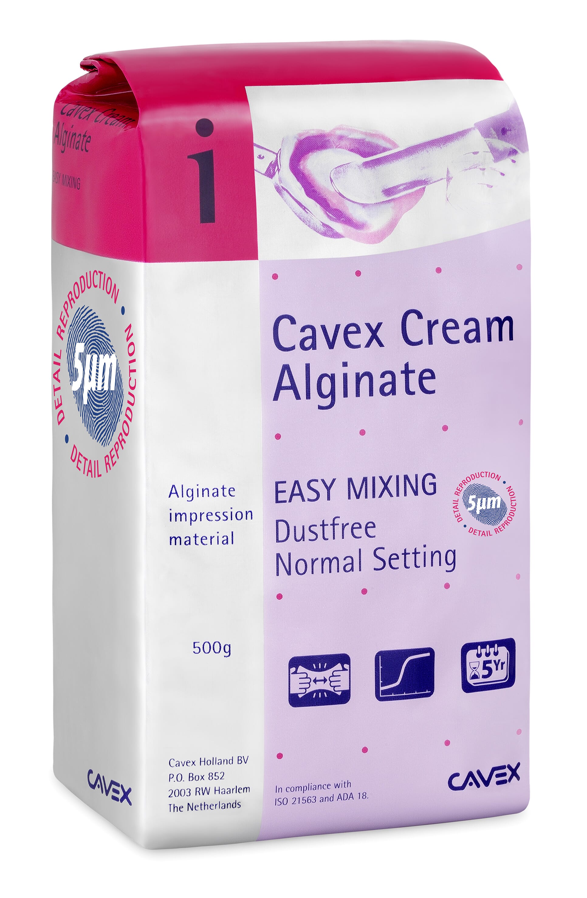 Cavex Cream alginat 20 x 500 g pose - DENTALSPAR AS