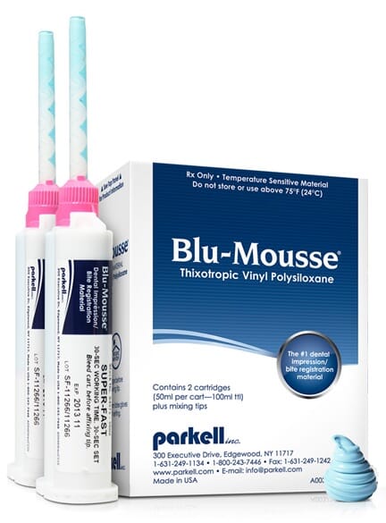 Blu-Mousse Classic bittregistrering 2 x 50 ml - DENTALSPAR AS