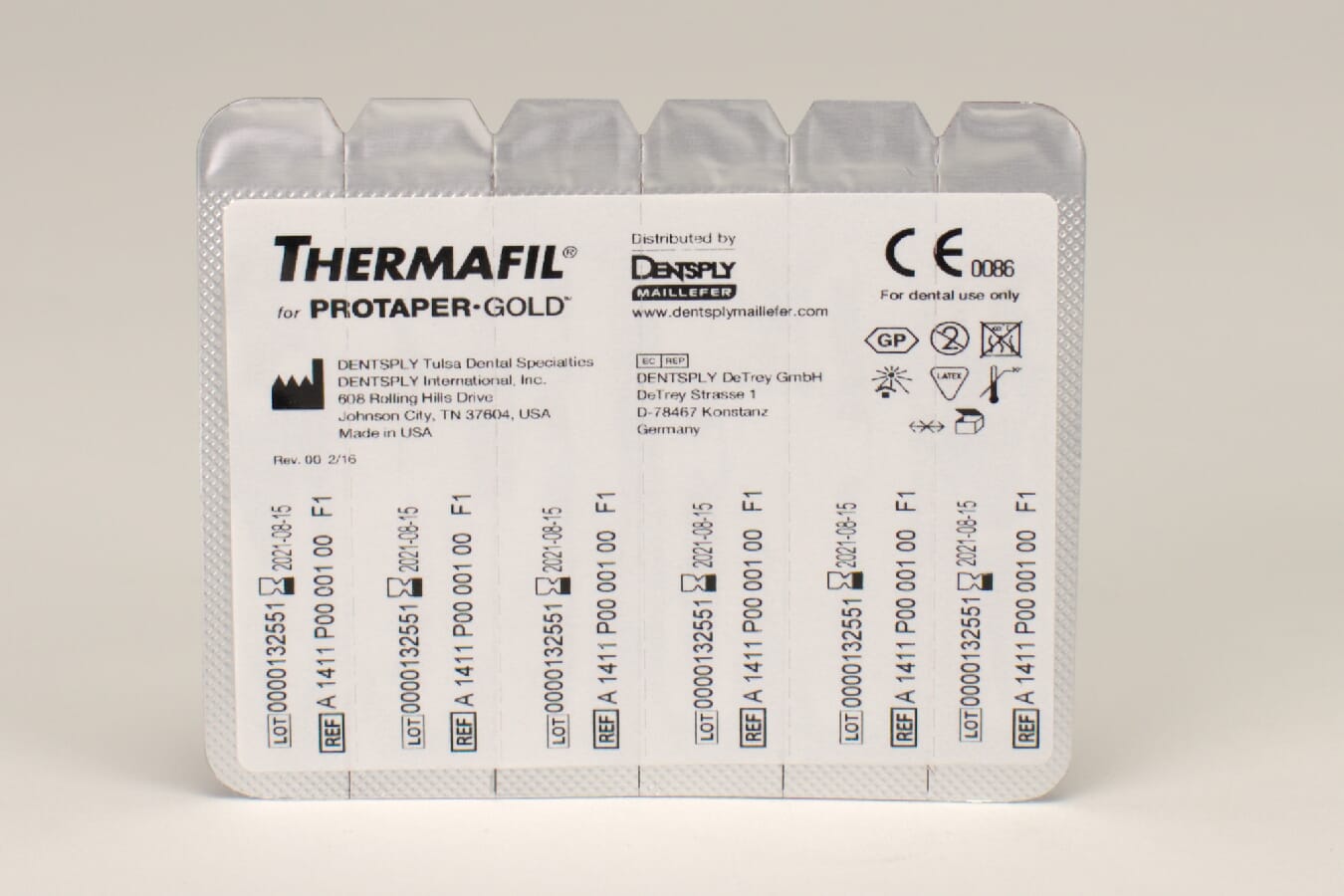 Thermafil for Protaper Gold F1 gul 30 stk - DENTALSPAR AS