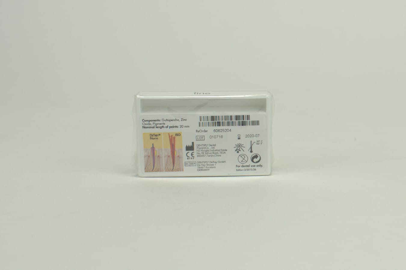 Guttapercha fin hvit 100 stk - DENTALSPAR AS