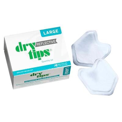 Reflective Dry Tips Large 35 mm blå 50 stk - DENTALSPAR AS