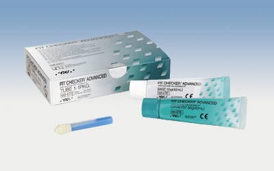 Fit Checker Advanced hvit tuber 55 g base/50 g kat. - DENTALSPAR AS