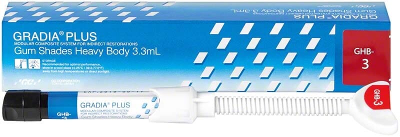 Gradia Plus Paste heavy body GHB-3 3,3 ml - DENTALSPAR AS