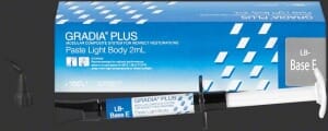 Gradia Plus Paste light body LB-Base-milky 2 ml - DENTALSPAR AS