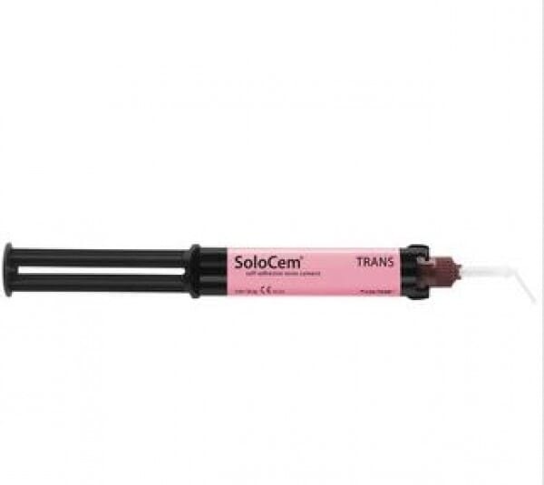 SoloCem resin sement sprøyte 1 x 5 ml Transparent - DENTALSPAR AS