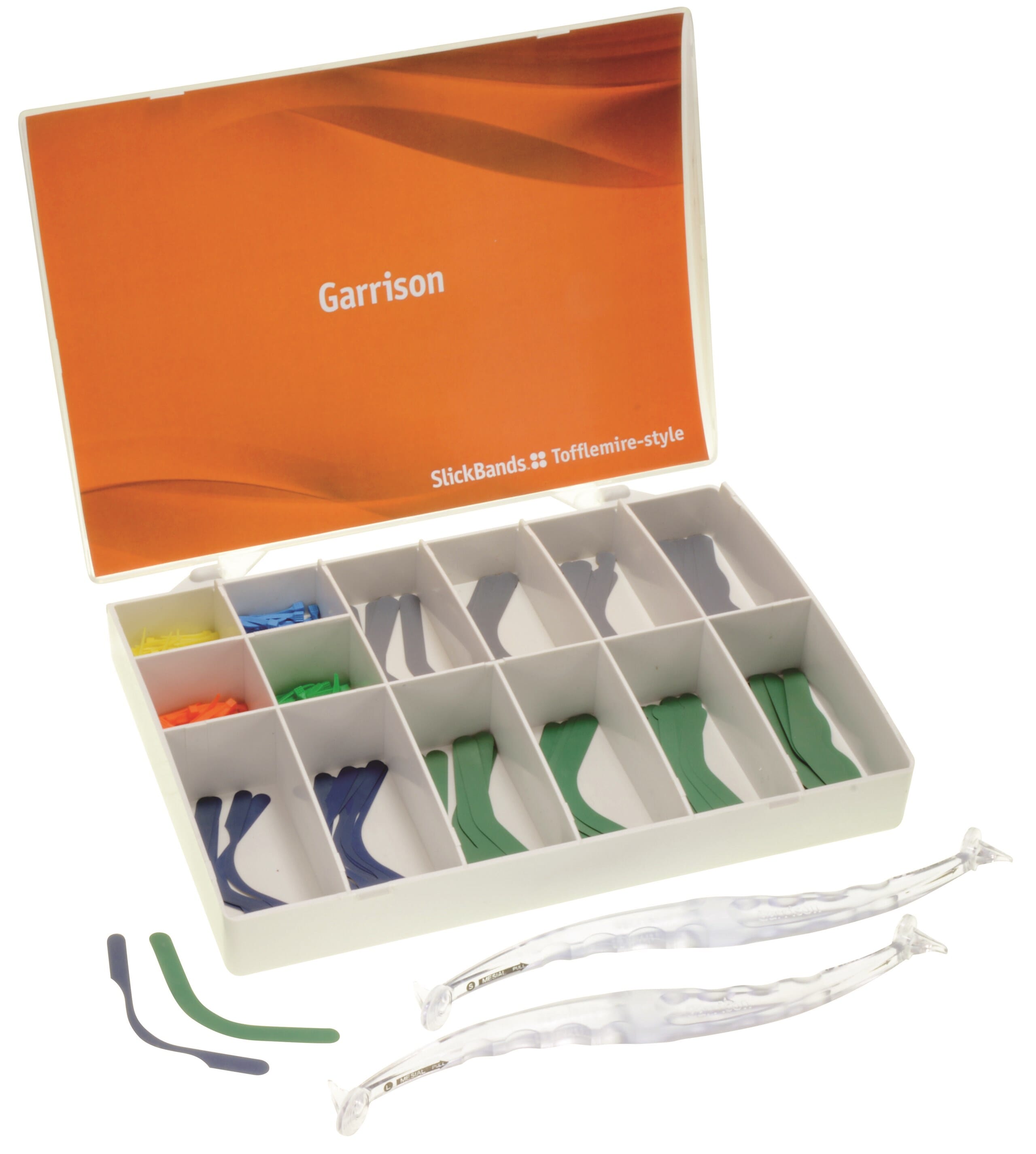 Garrison Slick Bands Tofflemire kit med G-Wedge og PerForm - DENTALSPAR AS