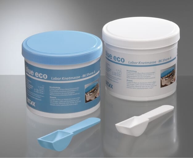 Blue Eco Lab Putty 2 x 800 g - DENTALSPAR AS