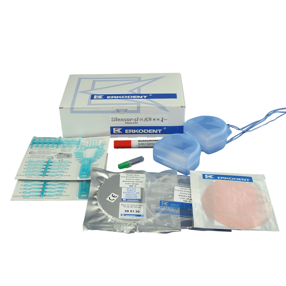 Silensor SL 125x125mm Deutsch Set - DENTALSPAR AS