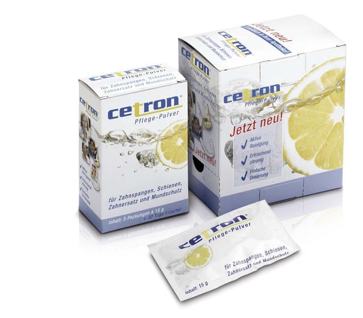 Cetron pulver porsjonsposer à 15 g 250 stk - DENTALSPAR AS