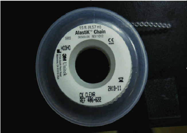 AlastiK Continuous Chains Bobbin, CK, Klar 4,57 meter rull - DENTALSPAR AS