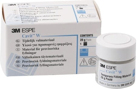 Cavit-W Normal glass 28 gram - DENTALSPAR AS