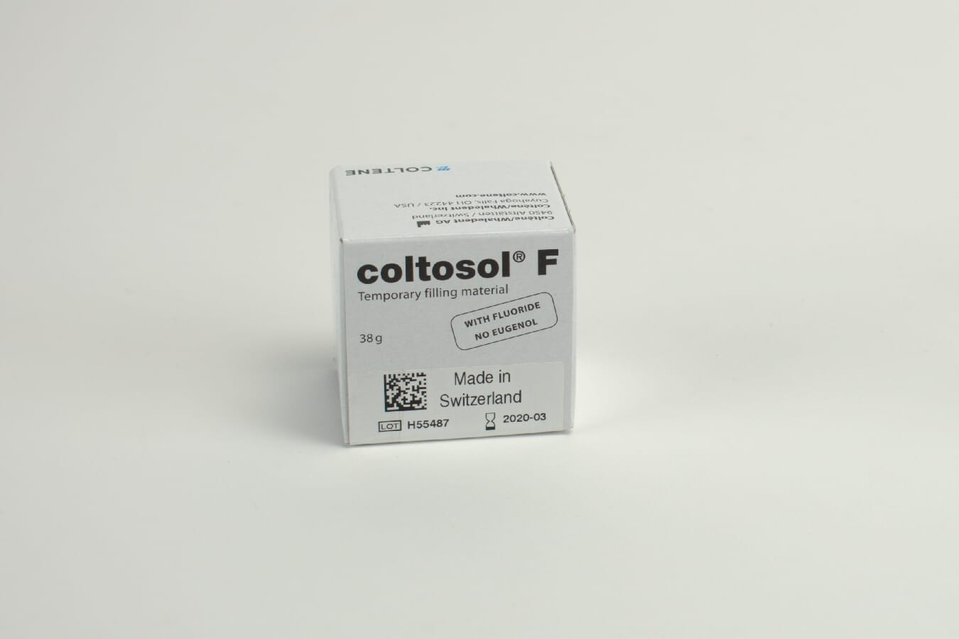 Coltosol F hvit 37 gram krukke 1 stk - DENTALSPAR AS