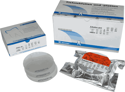 Erkoloc-Pro transparent 5,0 mm 120 mm rund 10 stk - DENTALSPAR AS