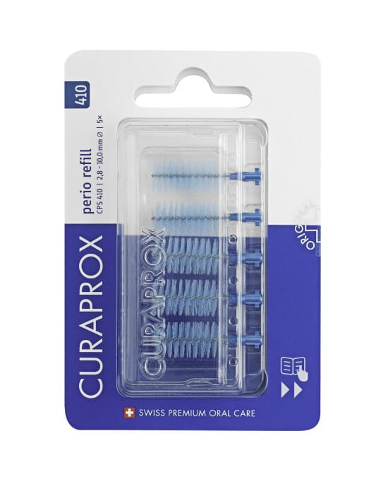 Curaprox CPS 408 Perio 5 stk refill Deep Sky - DENTALSPAR AS