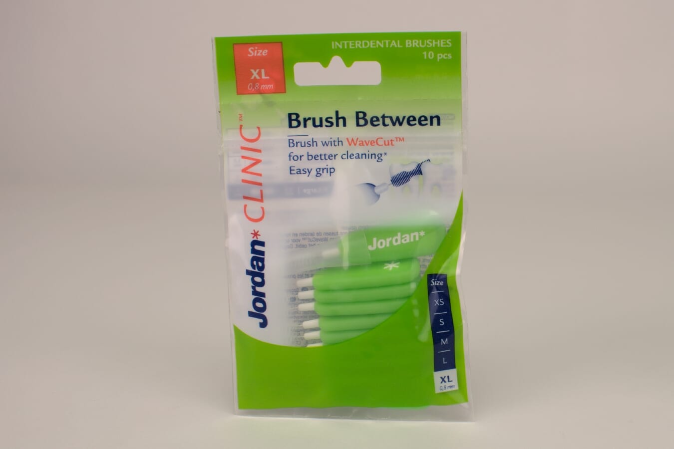 Jordan Brush Between mellomromsbørste X-Large Grønn 10 stk - DENTALSPAR AS