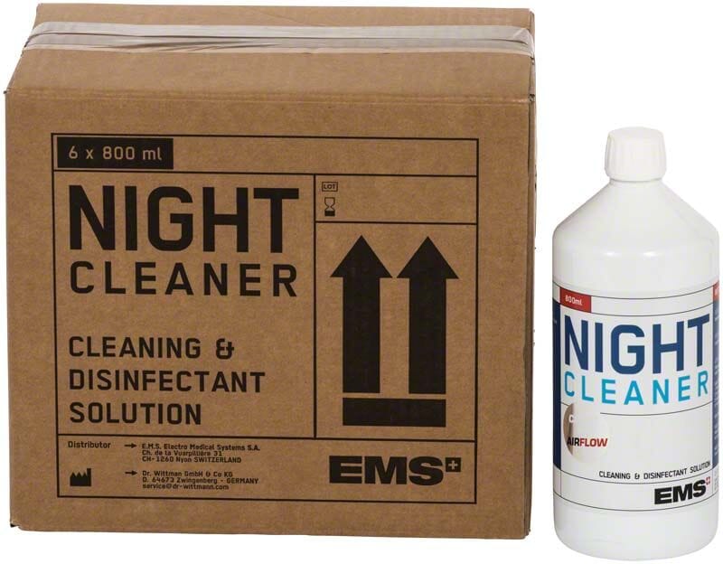 EMS Night Cleaner 800 ml 6 flasker - DENTALSPAR AS