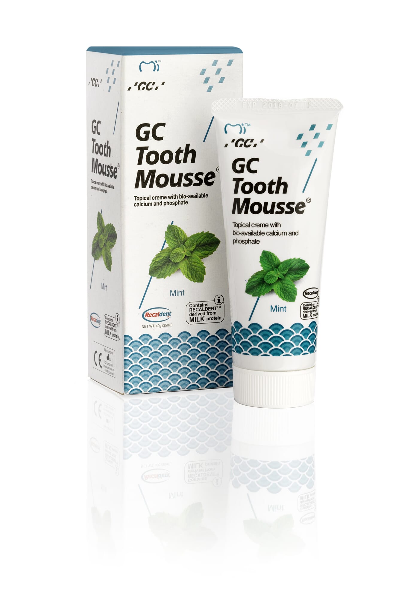 Tooth Mousse, Mint, 10x35 ml - DENTALSPAR AS