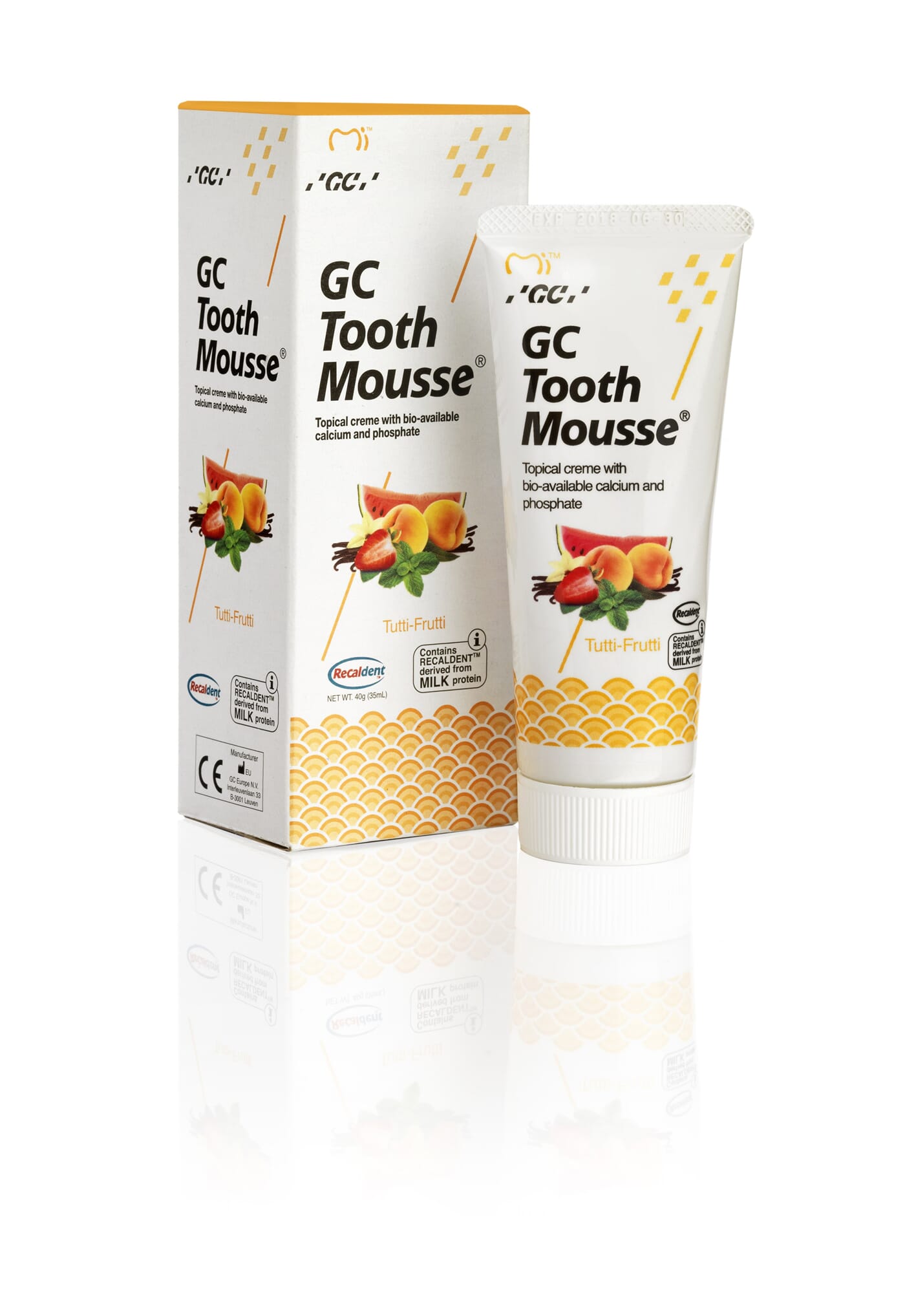 Tooth Mousse, Tutti Frutti, 10x35 ml - DENTALSPAR AS