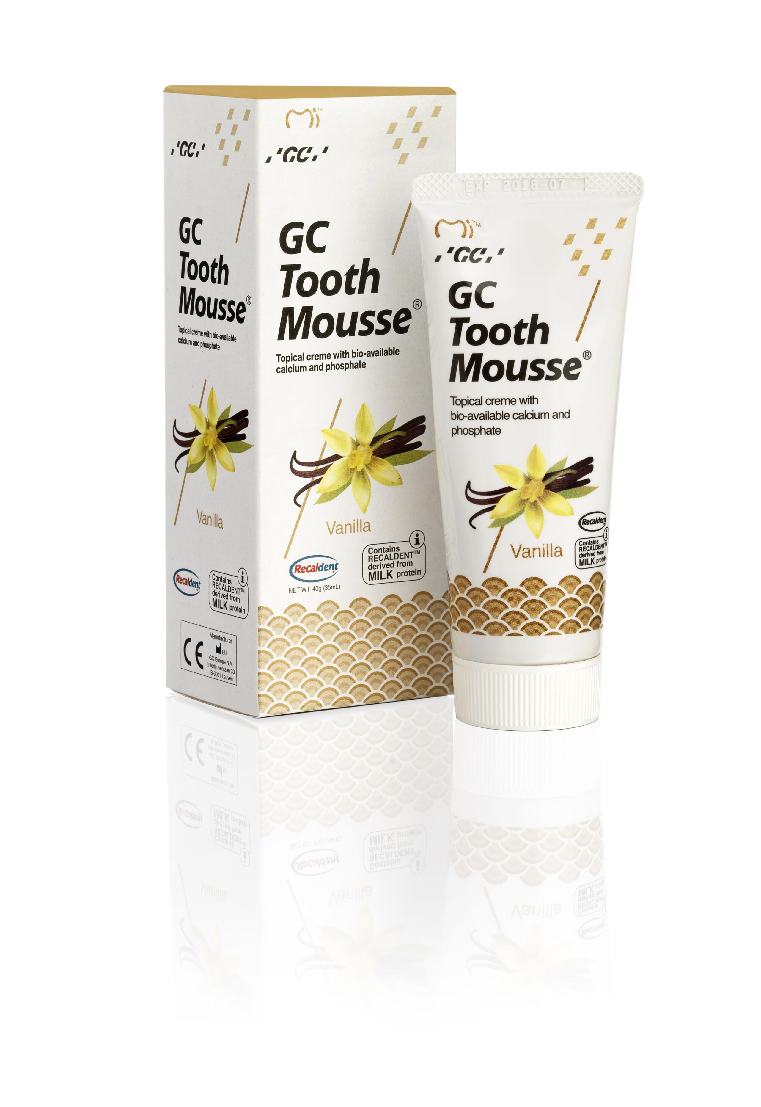 Tooth Mousse, Vanilla, 10x35 ml - DENTALSPAR AS