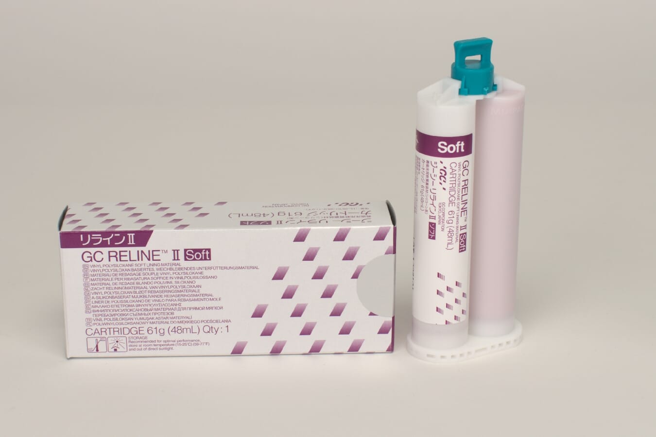 GC Reline II Soft catridge 48 ml /61g refill - DENTALSPAR AS