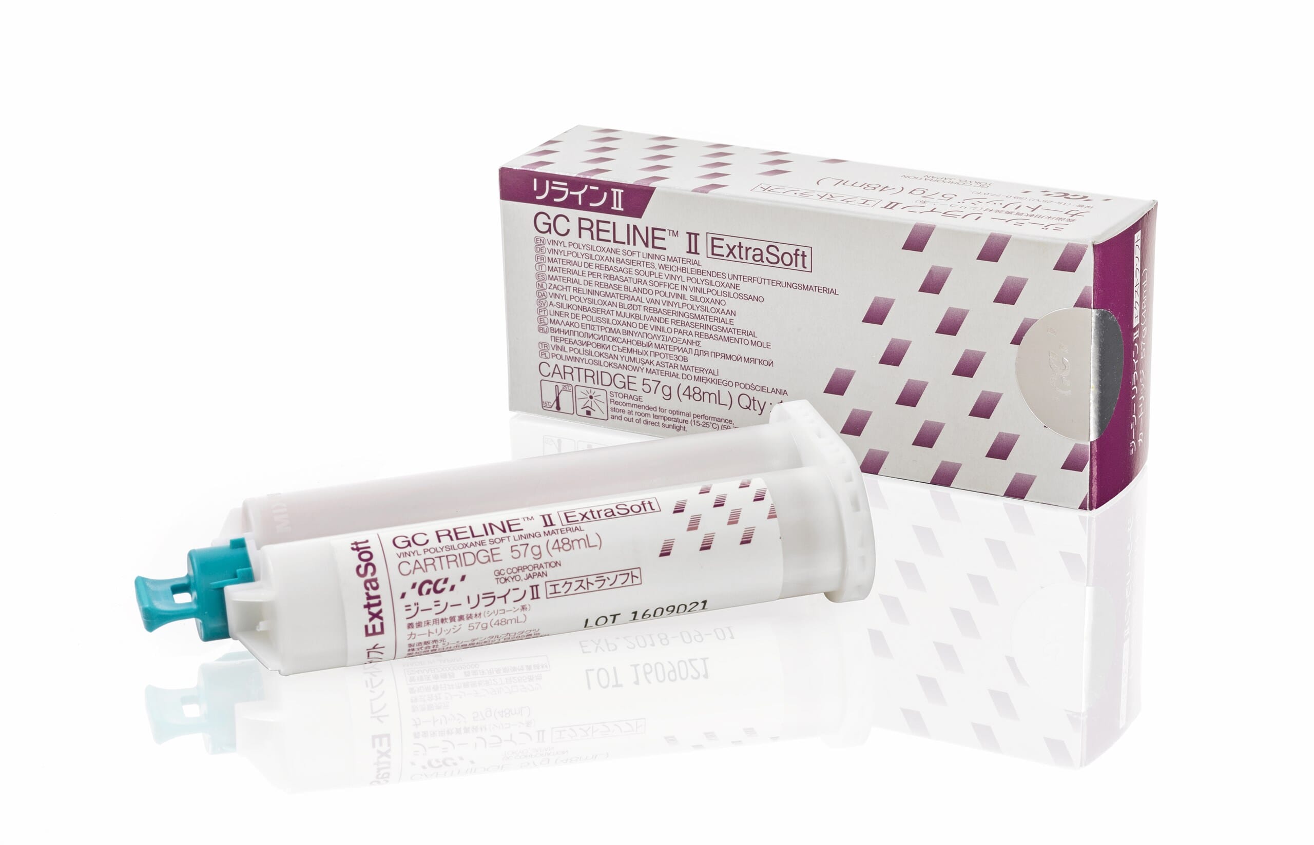 GC Reline II Extra soft catridge 48 ml /57g refill - DENTALSPAR AS