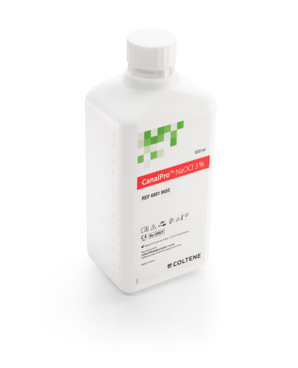 Canalpro NAOCL natriumhypochlorit 3 % 500 ml - DENTALSPAR AS