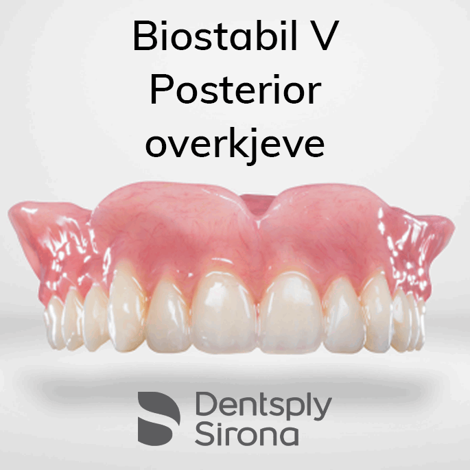 Biostabil V Posterior protesetenner 8 stk OK - DENTALSPAR AS