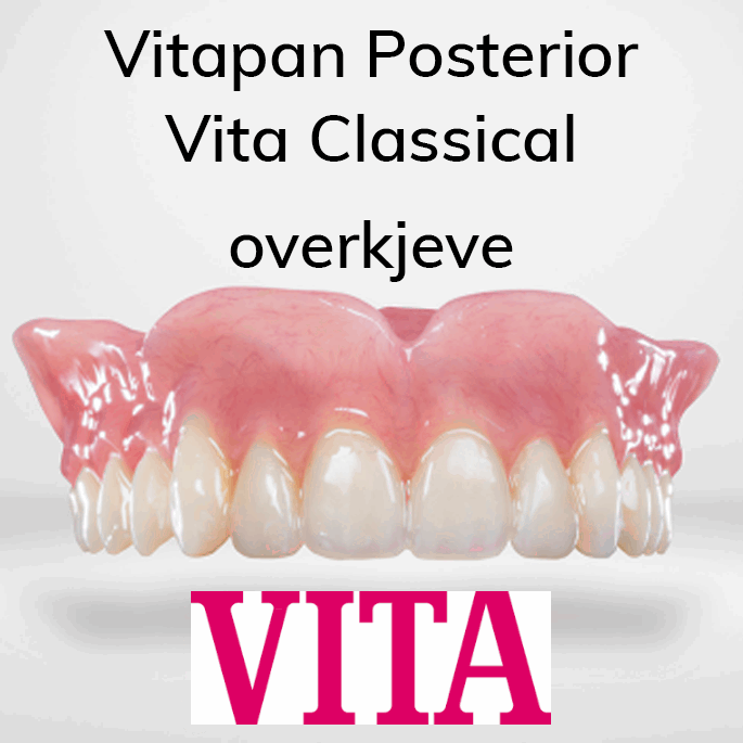 Vitapan Posterior protesetenner 6 stk Vita Classical OK - DENTALSPAR AS