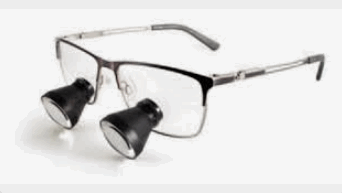 Perioptix Classic Titanium TL lupe 3,5x HDMax XL-450 mm Grå - DENTALSPAR AS